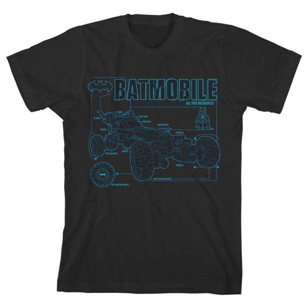Batman Big Boys' Batmobile T-Shirt, Sizes 8-20 - Walmart.com