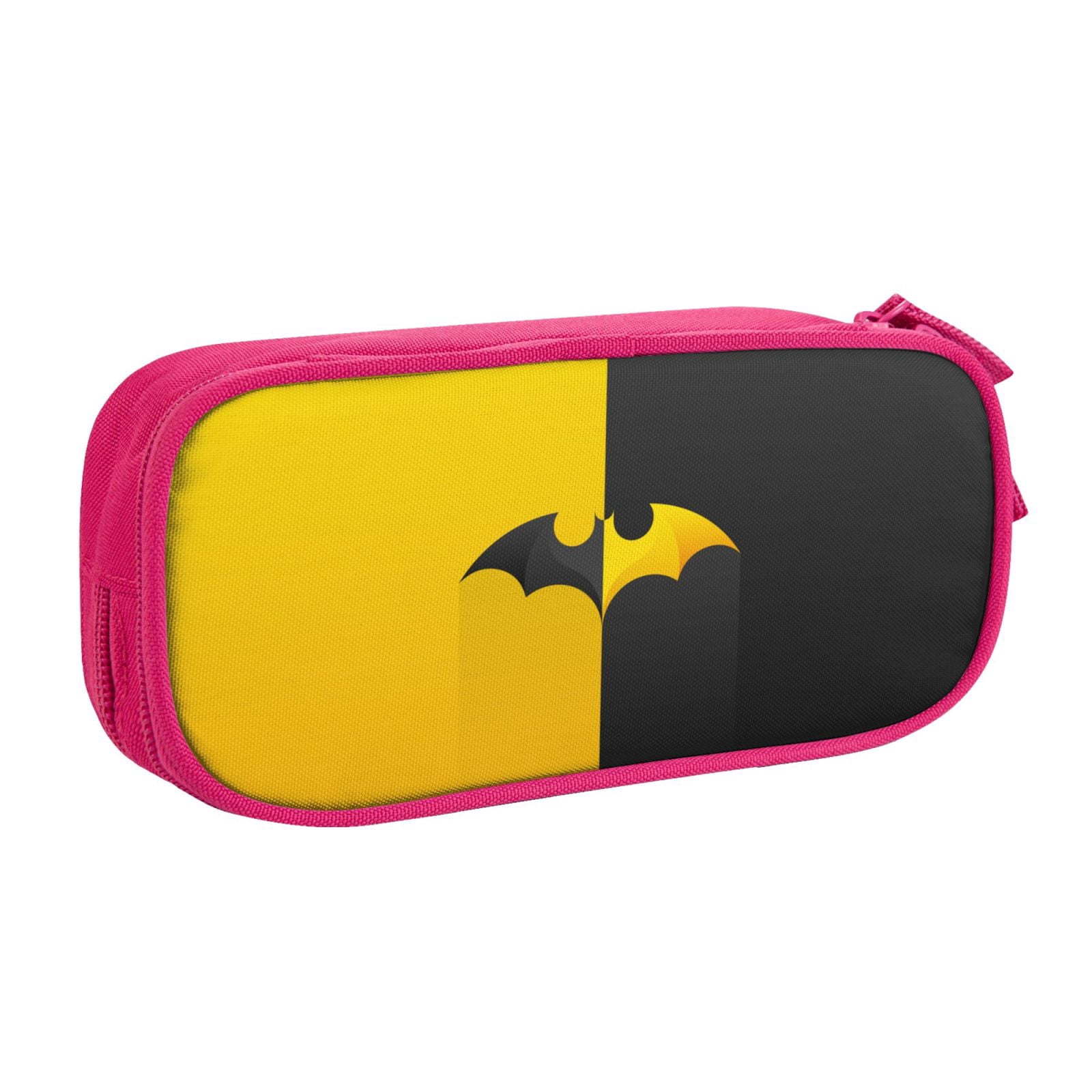 Batman Big Capacity Pencil Case Bag With Zipper, Aesthetic Pencil Pouch ...