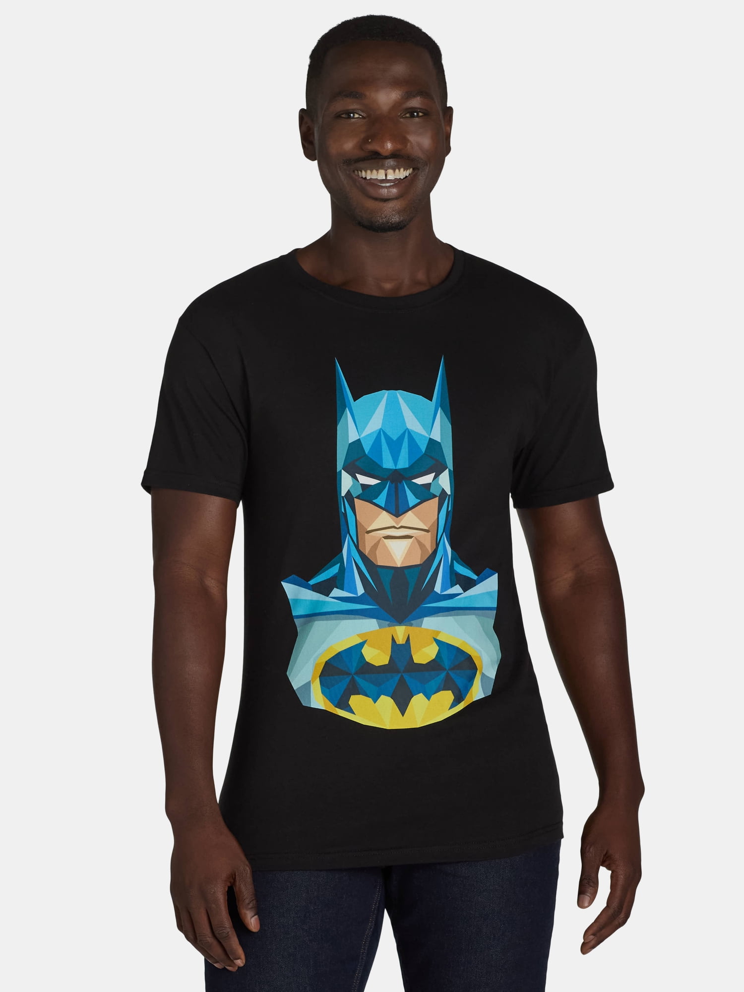 Batman Men's & Big Men's Graphic Tee with Short-Sleeves, Sizes S-3XL ...