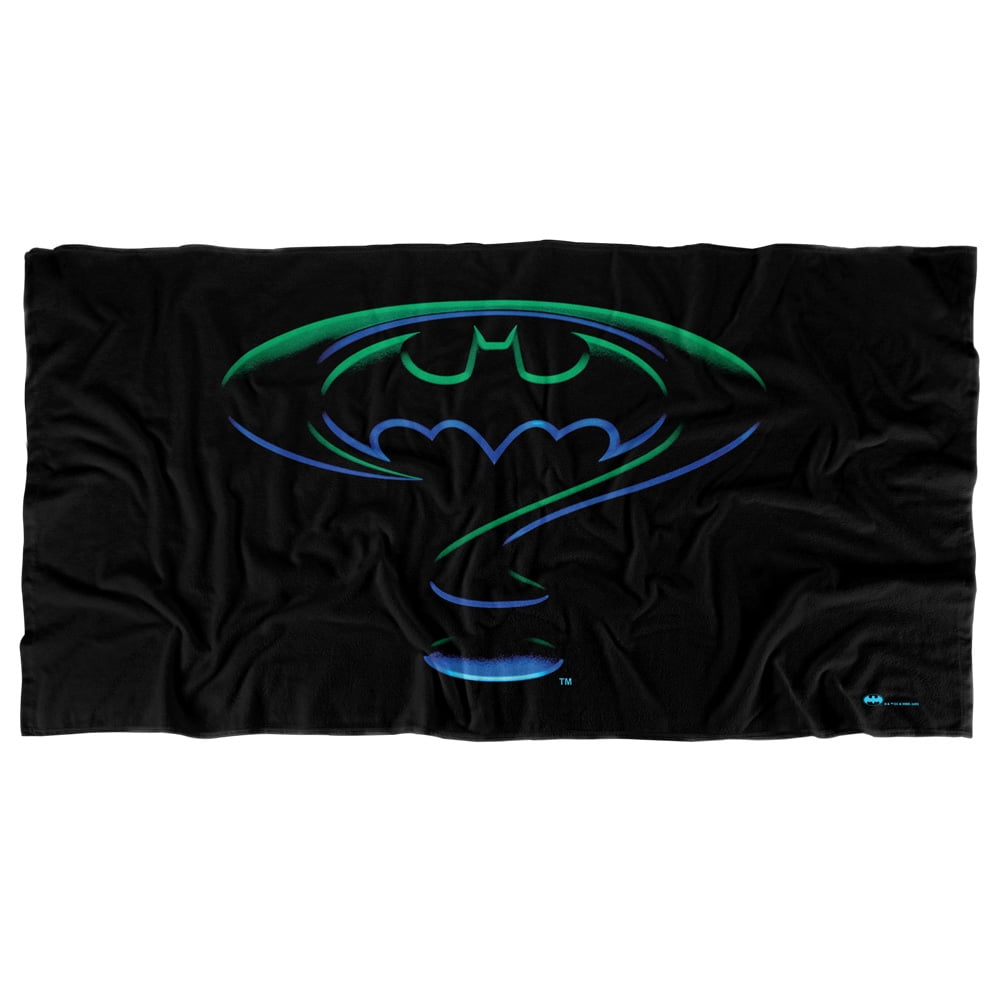 Batman Blanket, 30' x 60' Batman Forever Logo Beach Towel - Walmart.com