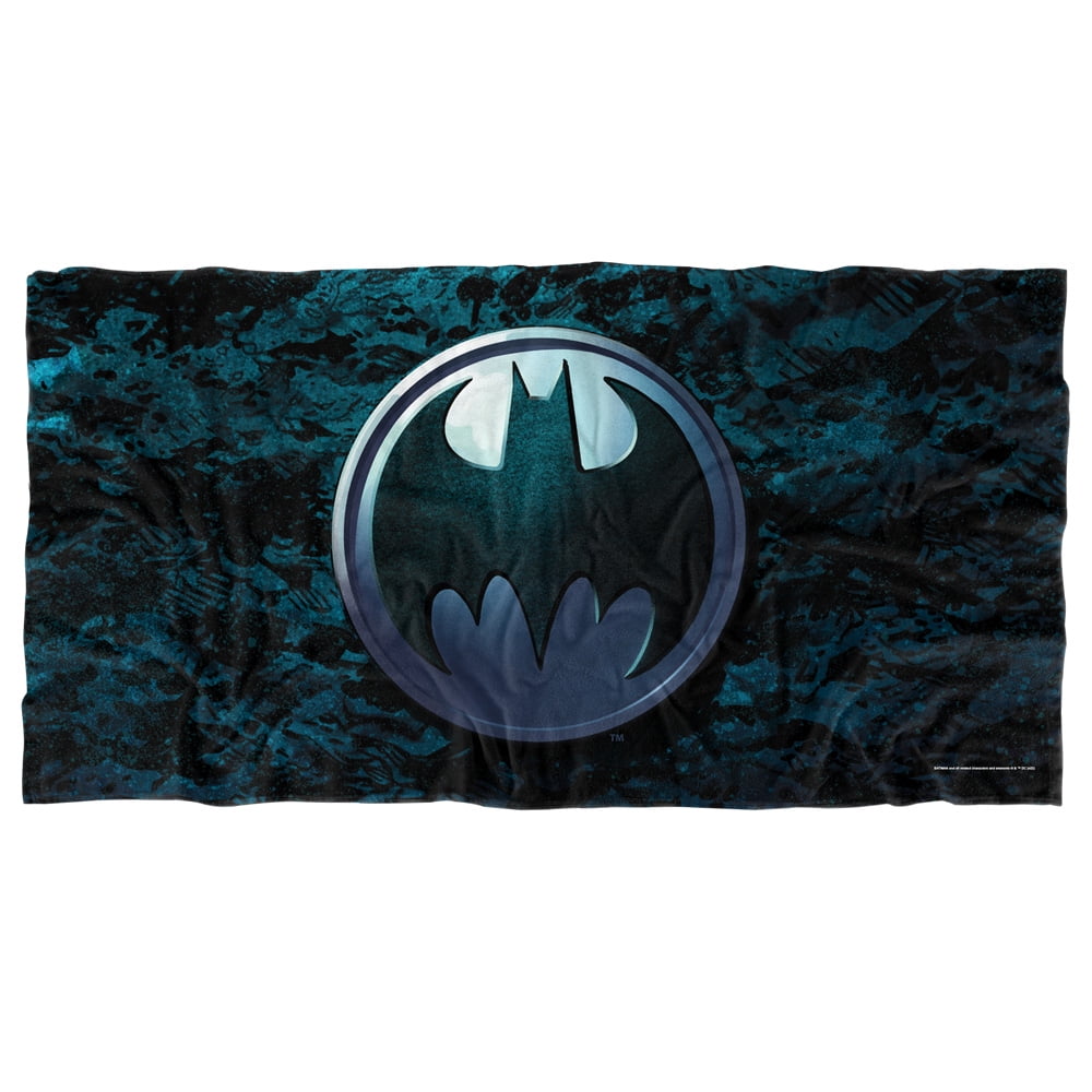 Batman Blanket, 30x60, Batman Batcave Bat Symbol Logo Beach Towel ...