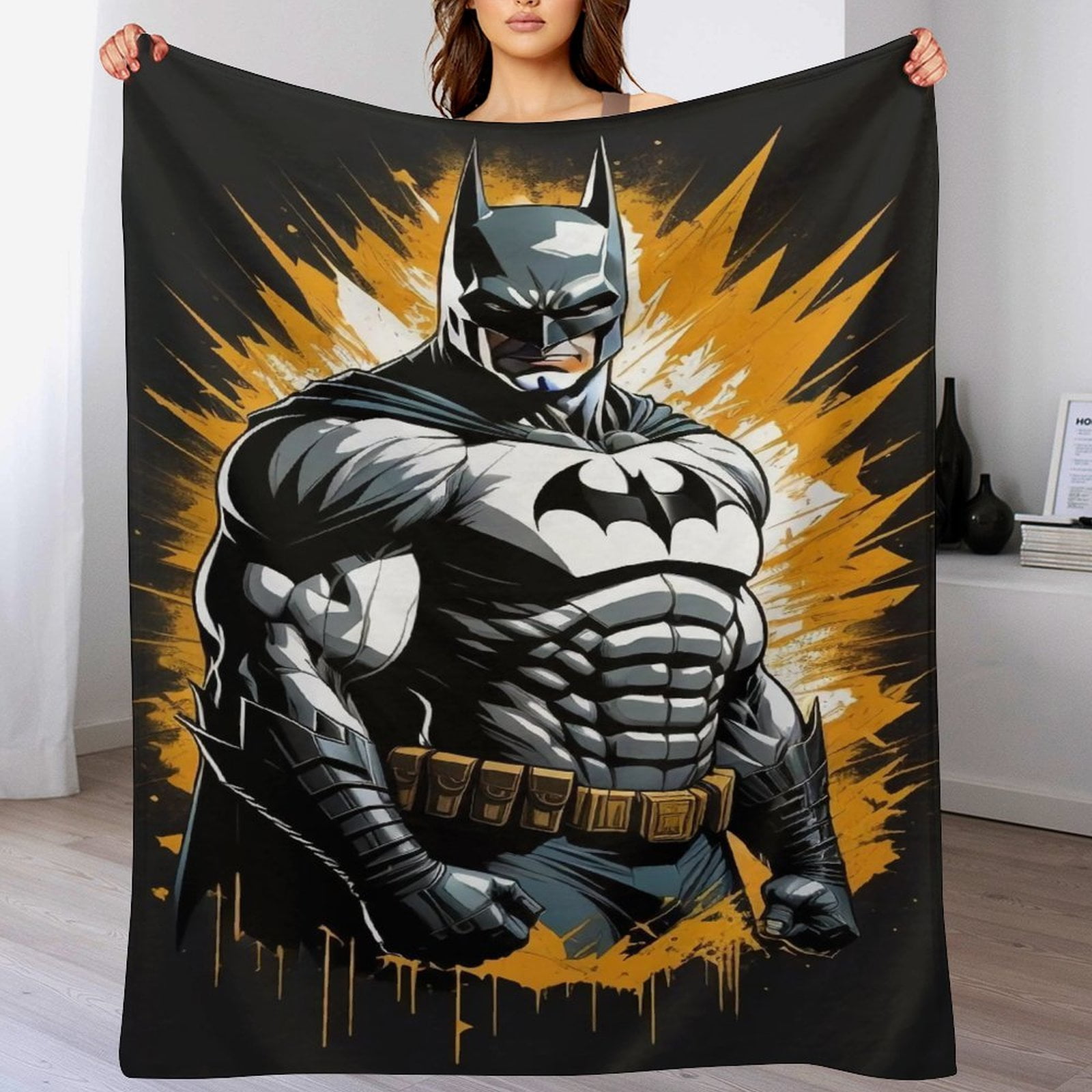 Batman Blanket, Super Soft Cozy Flannel Throw Blanket Bedding Gifts for ...