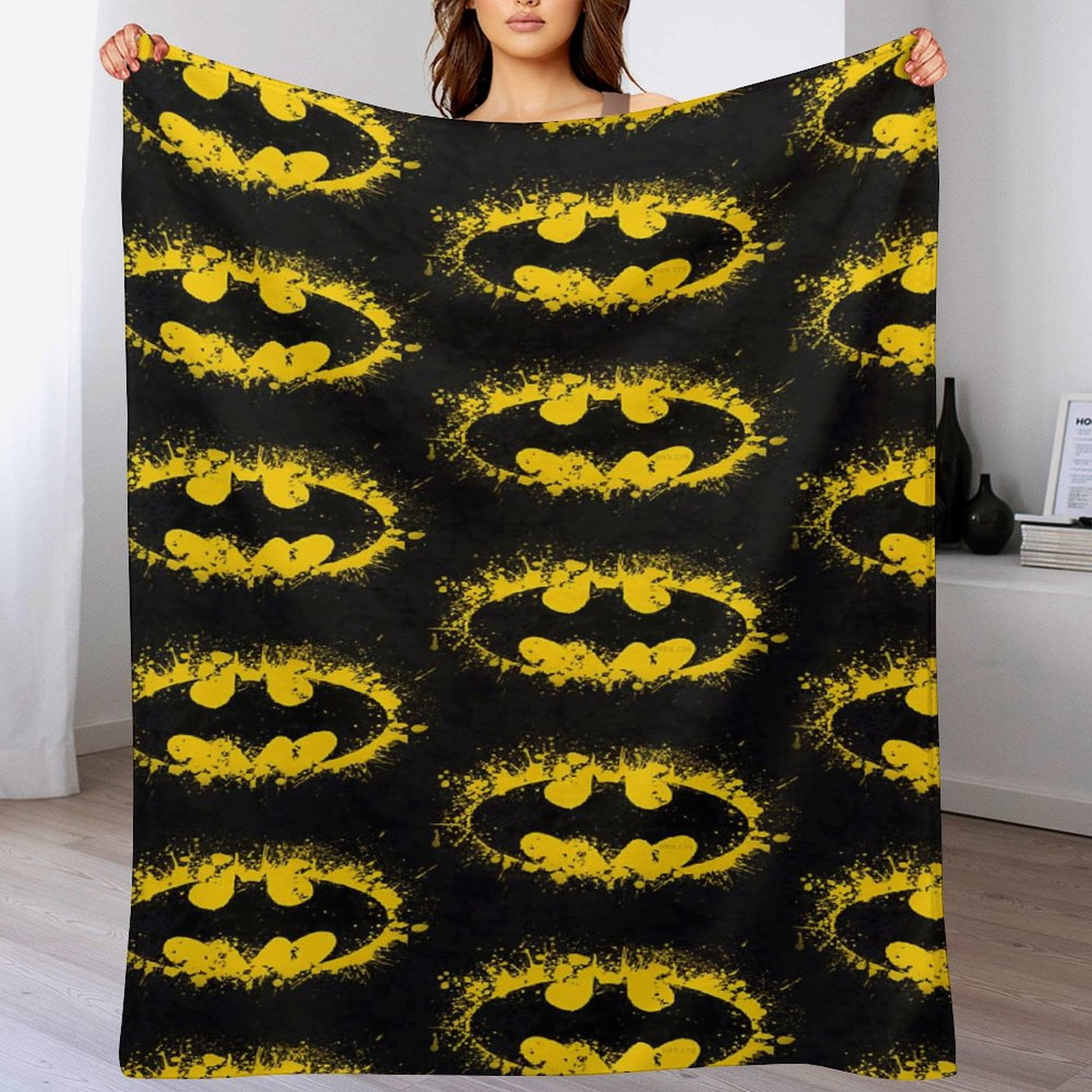 Batman Blanket, Super Soft Cozy Flannel Throw Blanket Bedding Gifts for ...