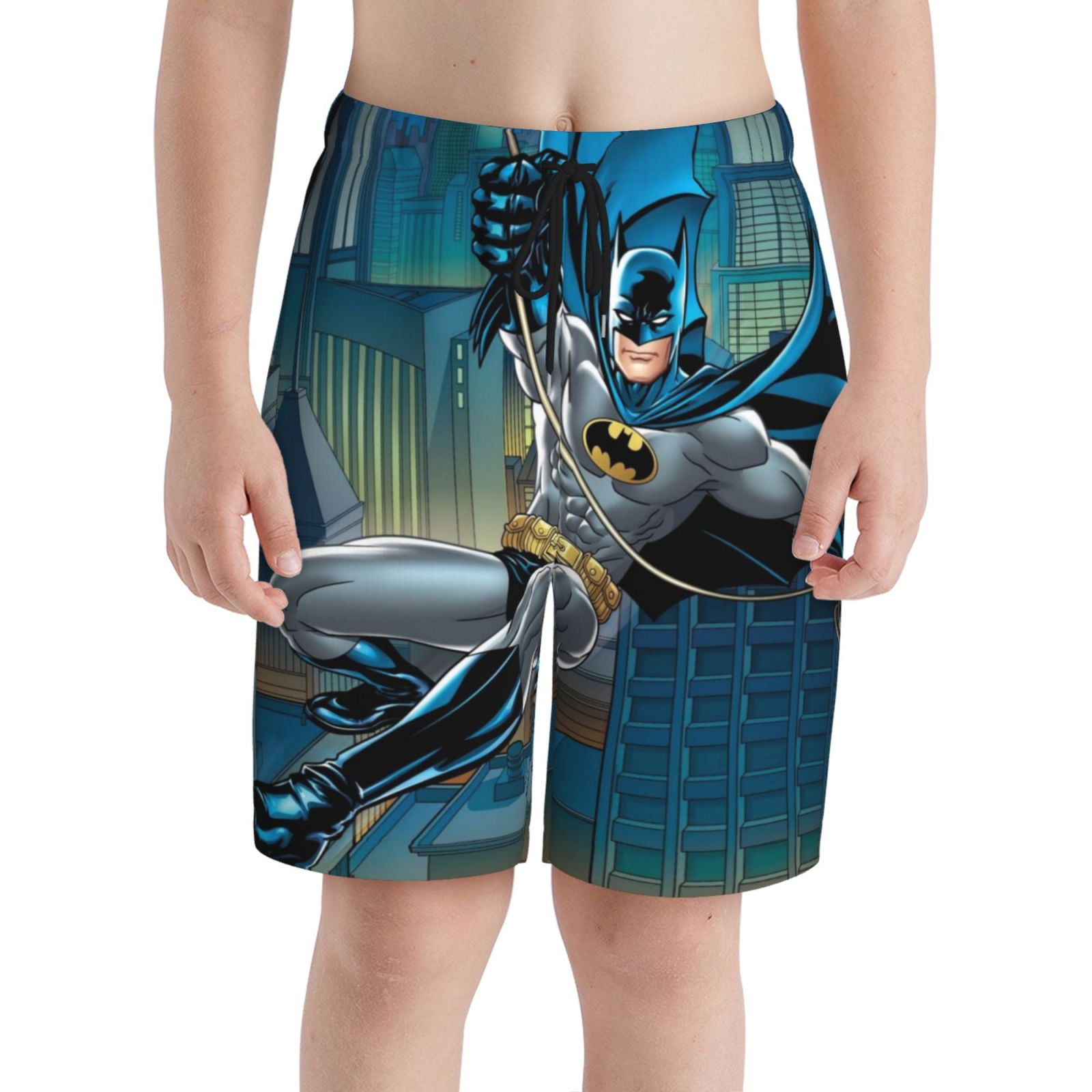 Batman Boy'S Swim Trunks Quick Dry Board Shorts Kids Beach Swim Shorts ...