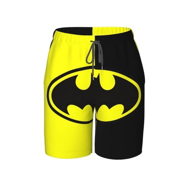 Batman Mens Swim Trunks Quick Dry Board Shorts with Mesh Lining, Hawaii ...