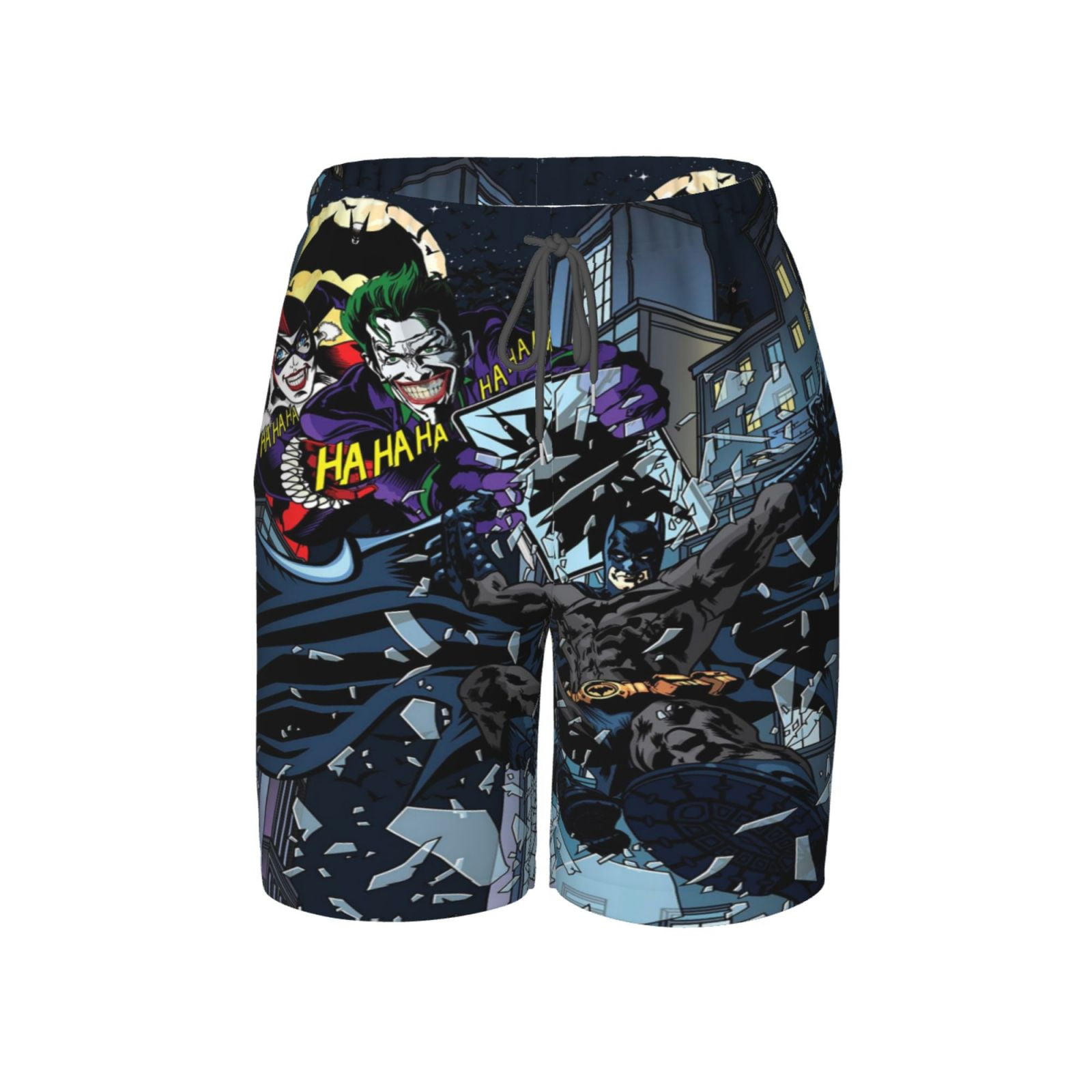 Batman Boy's Swim Trunks Quick Dry Board Shorts Kids Beach Swim Shorts ...