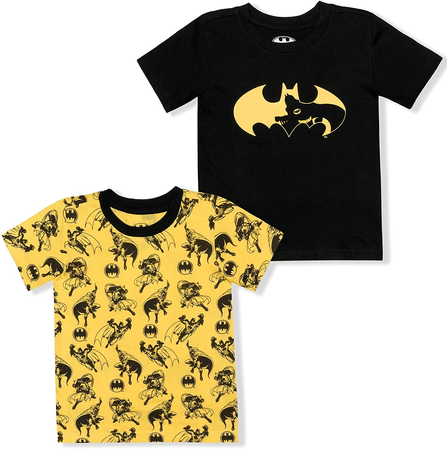 Batman Boys 2 Pack Character Short Sleeve Tees, 4-7 - Walmart.com