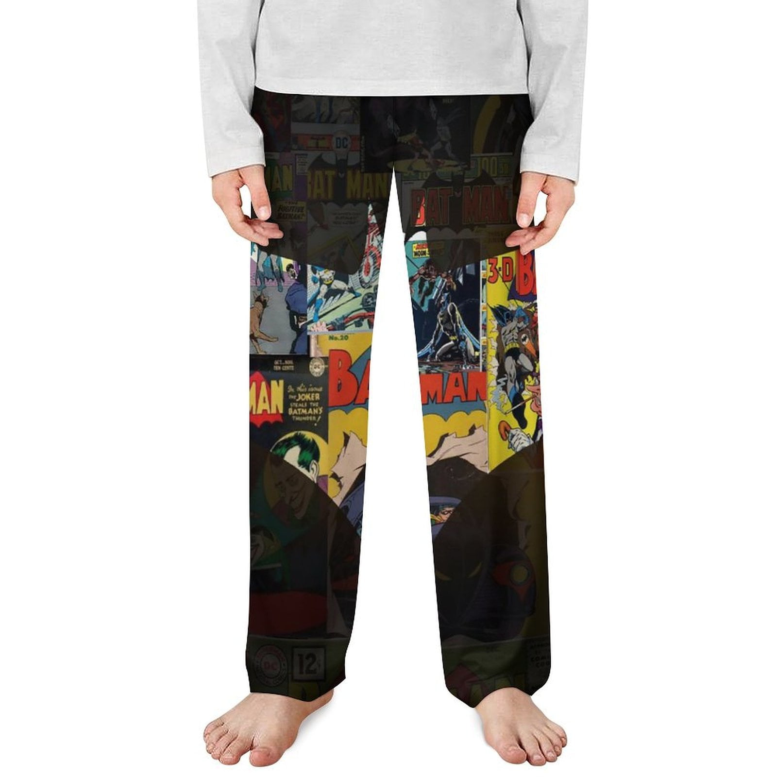 Batman Boys Girls Pajamas Pants Soft Elastic Waist PJ Bottoms Lounge ...