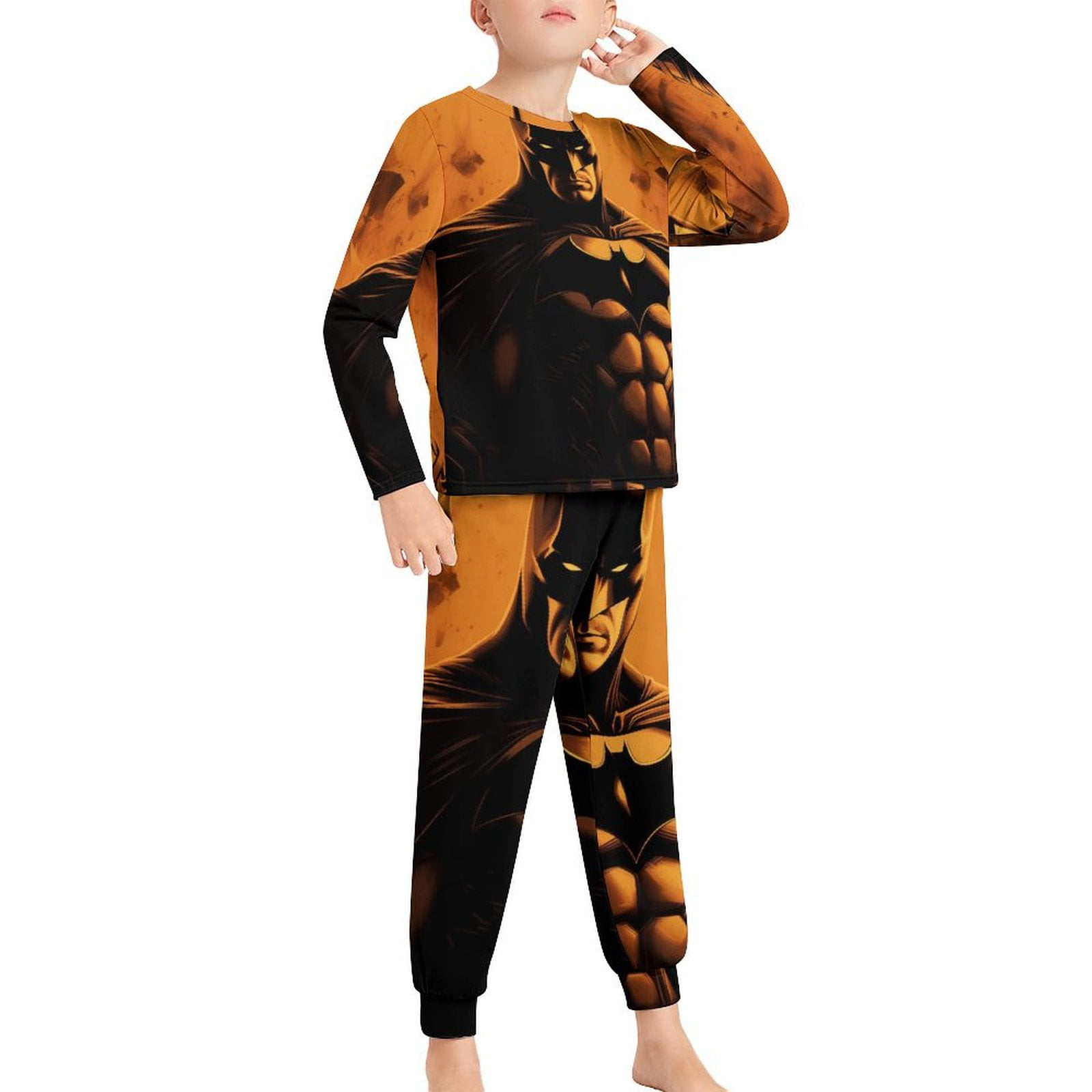 Batman Boys Girls Pajamas Set Long Sleeve Children Set Kids Pjs ...