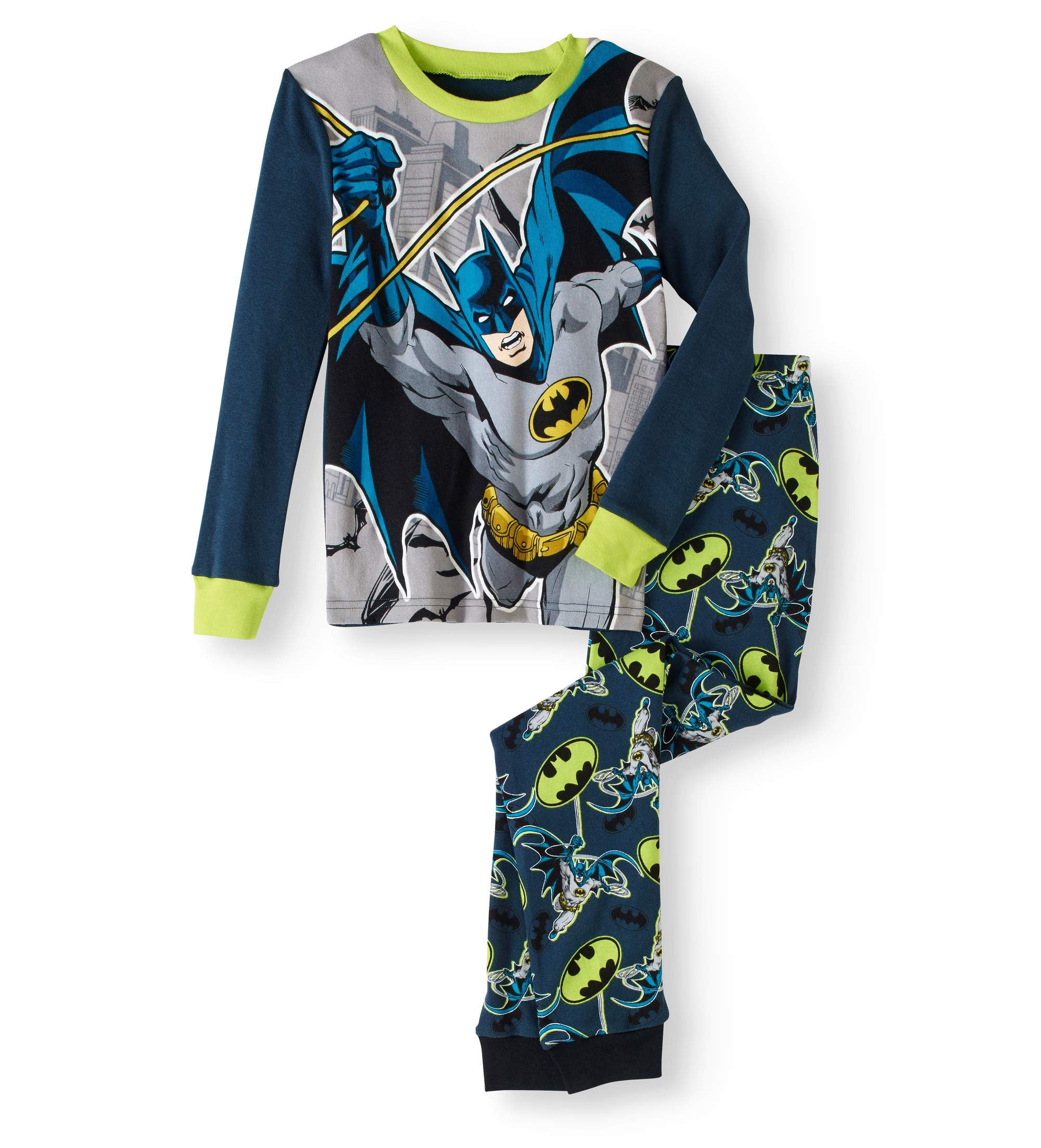 Batman Boys' Glow In The Dark 2pc Pajama - Walmart.com