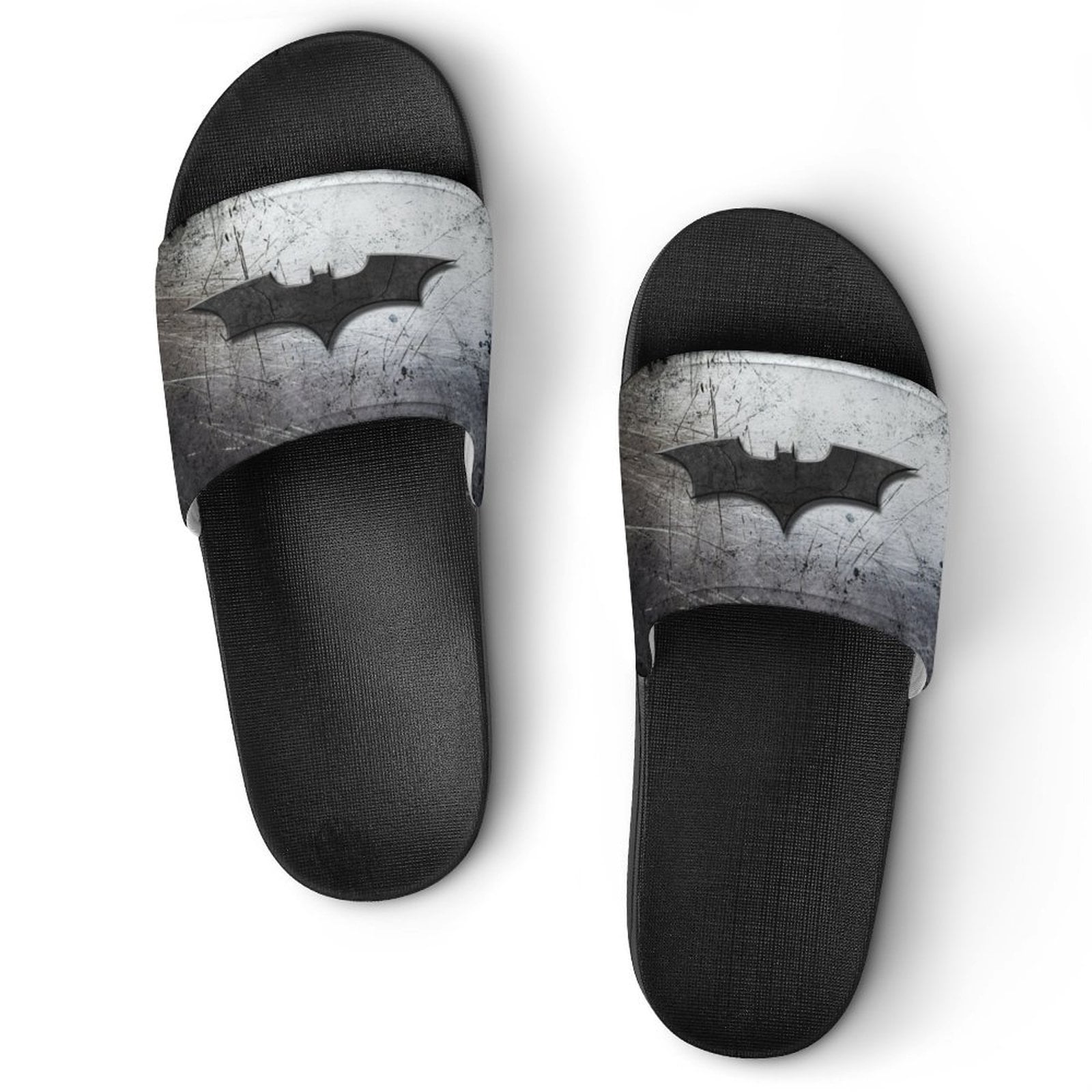 Batman Boys Slide Sandals, Comfort Casual Pool Slide Outdoor, Slip-On ...