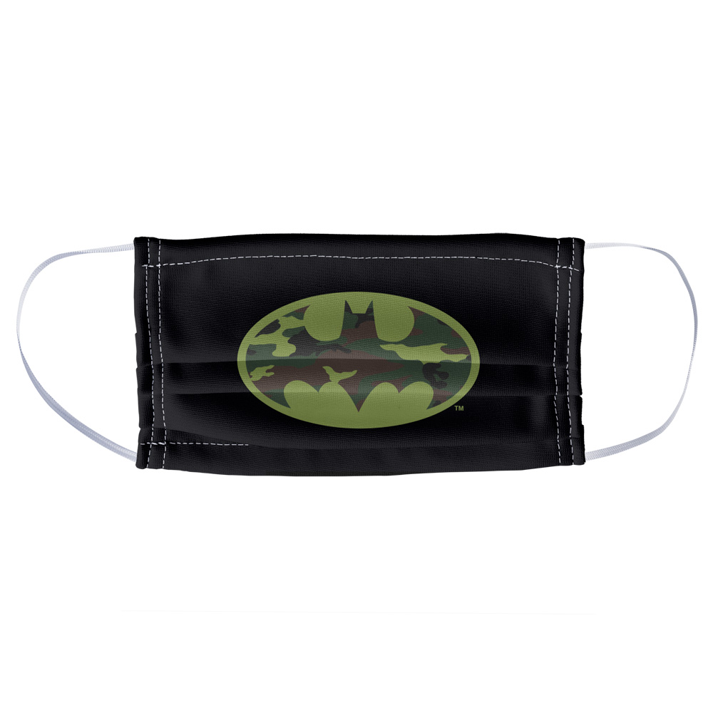 Batman Camo Logo 1-Ply Reusable Face Mask Covering, Unisex - Walmart.com