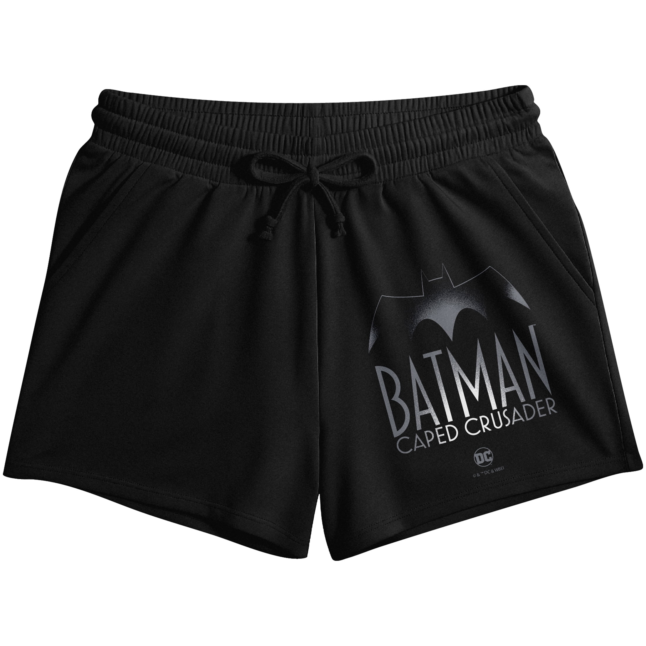 Batman Caped Crusader Women's Lounge Shorts Drawstring Elastic ...
