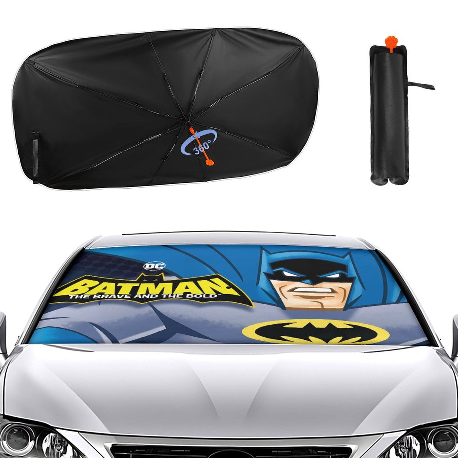 Batman Car Windshield Sun Shade Umbrella, UV Protection & Heat ...