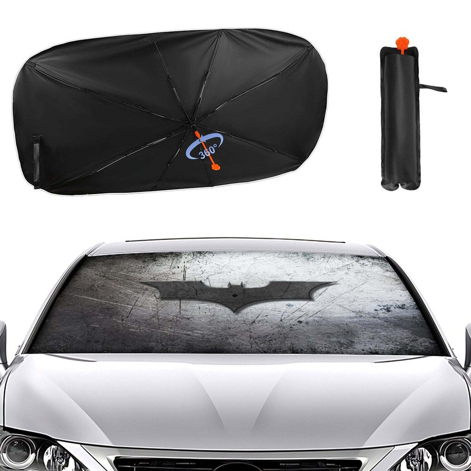 Batman Car Windshield Sun Shade Umbrella, UV Protection & Heat ...