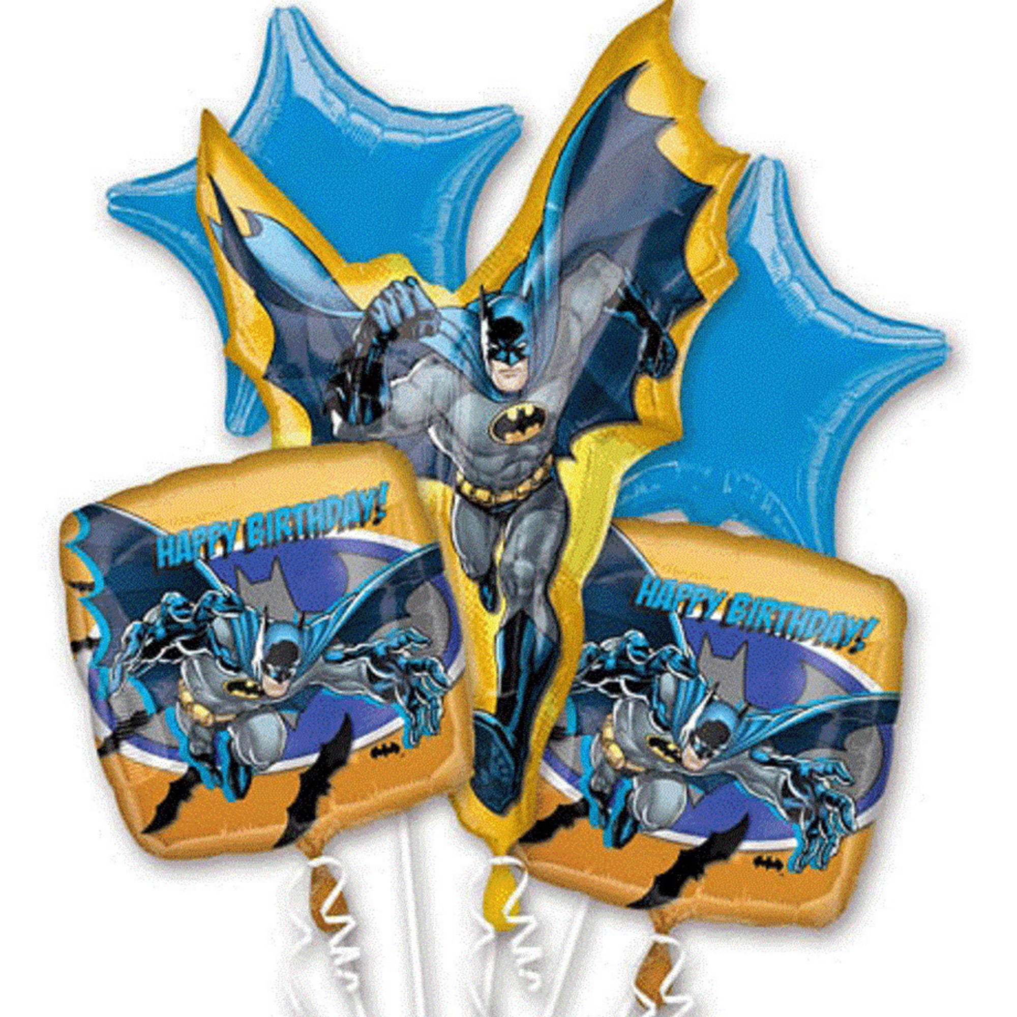 Batman Character Authentic Licensed Theme Foil Balloon Bouquet ...