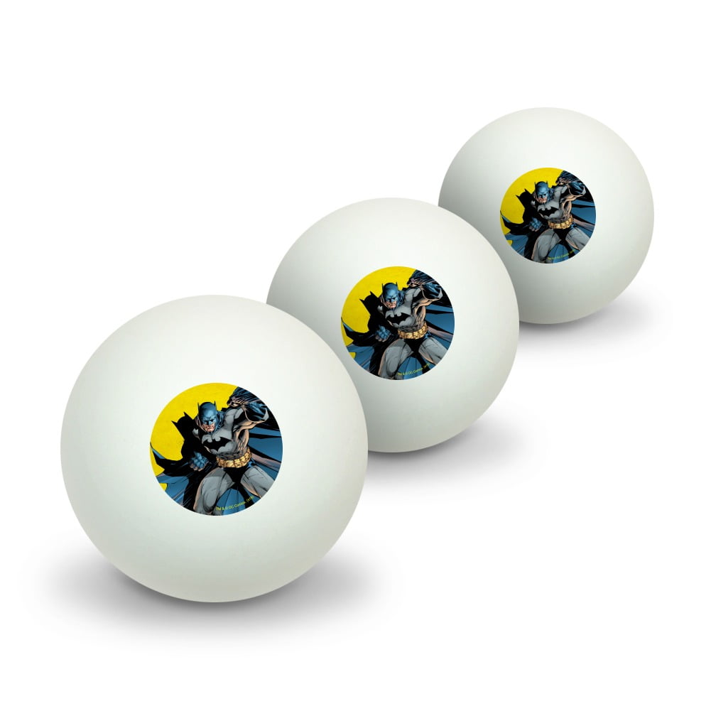 Batman Character Novelty Table Tennis Ping Pong Ball 3 Pack - Walmart.com