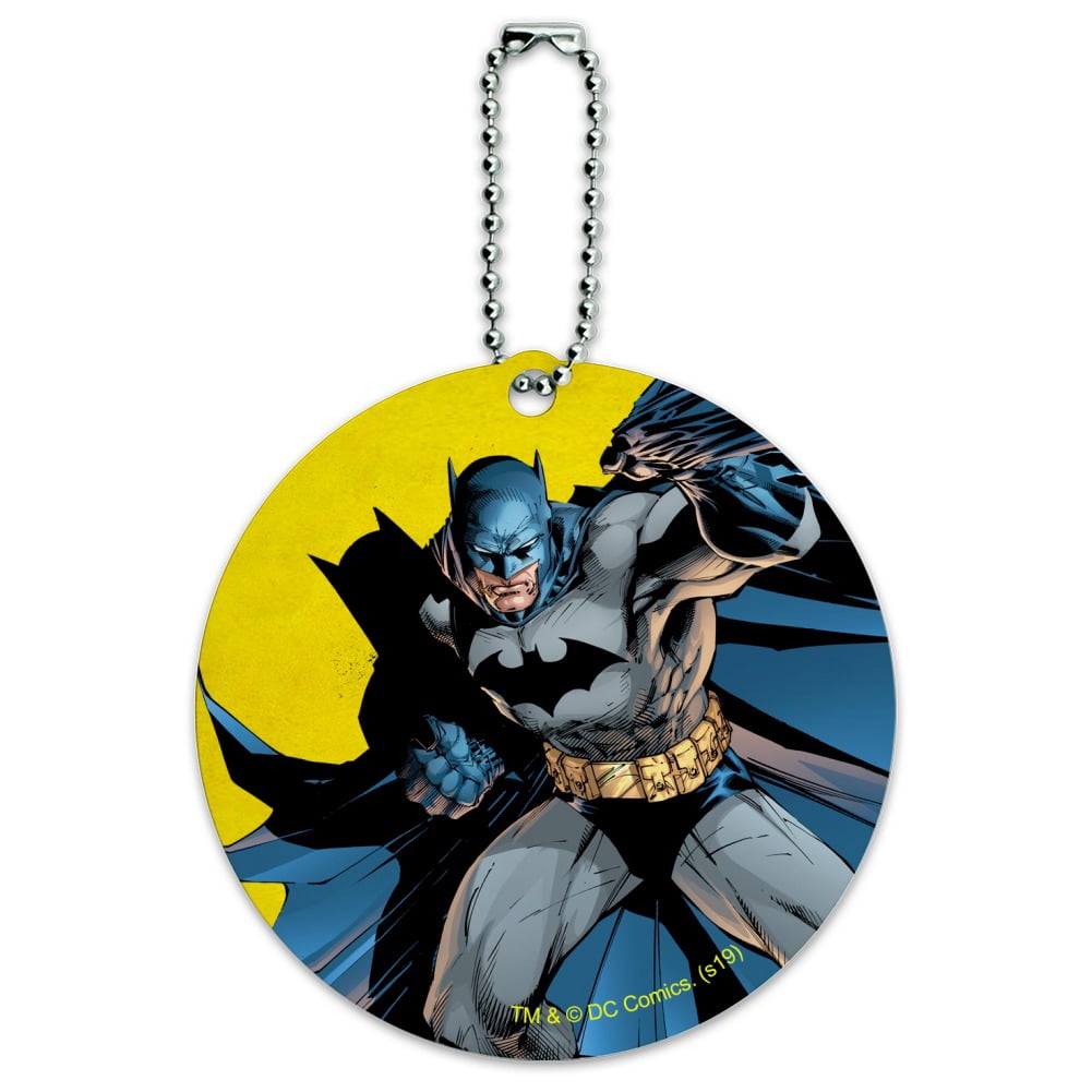 Batman Character Round Luggage ID Tag Card Suitcase Carry-On - Walmart.com