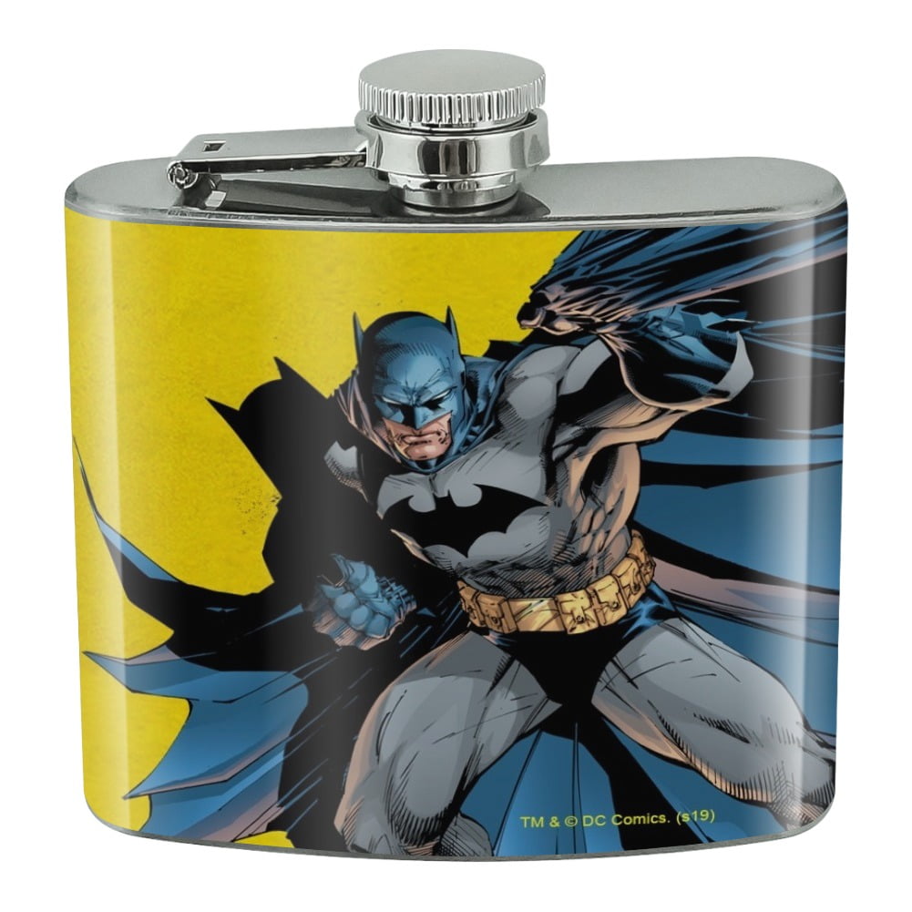 Batman Character Stainless Steel 5oz Hip Drink Kidney Flask - Walmart.com