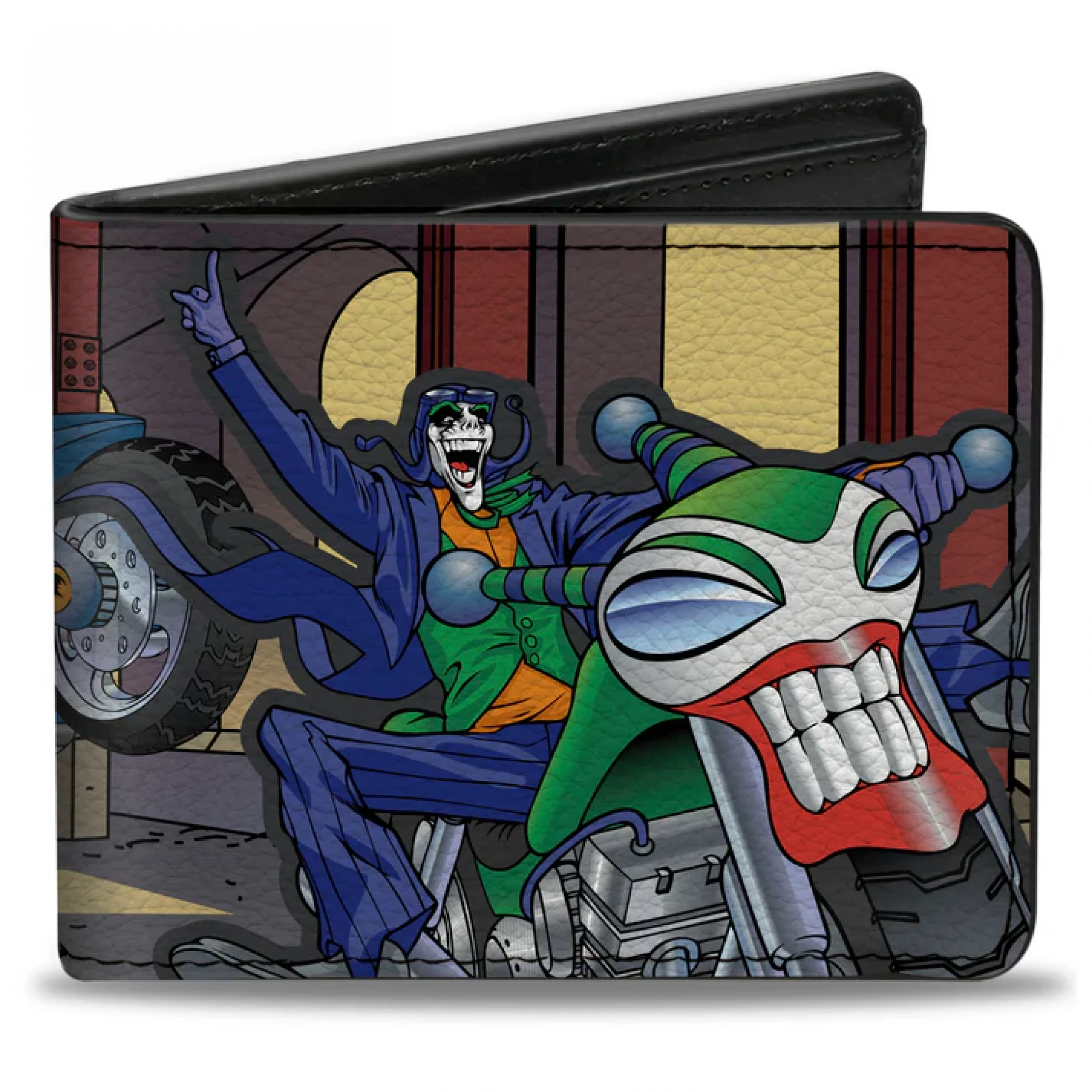 Batman Chasing Joker on Motorcycles Bi-Fold Wallet - Walmart.com