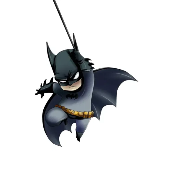 Batman Chibi Swing Stickers Phone Decal Water Bottle Stickers Car ...