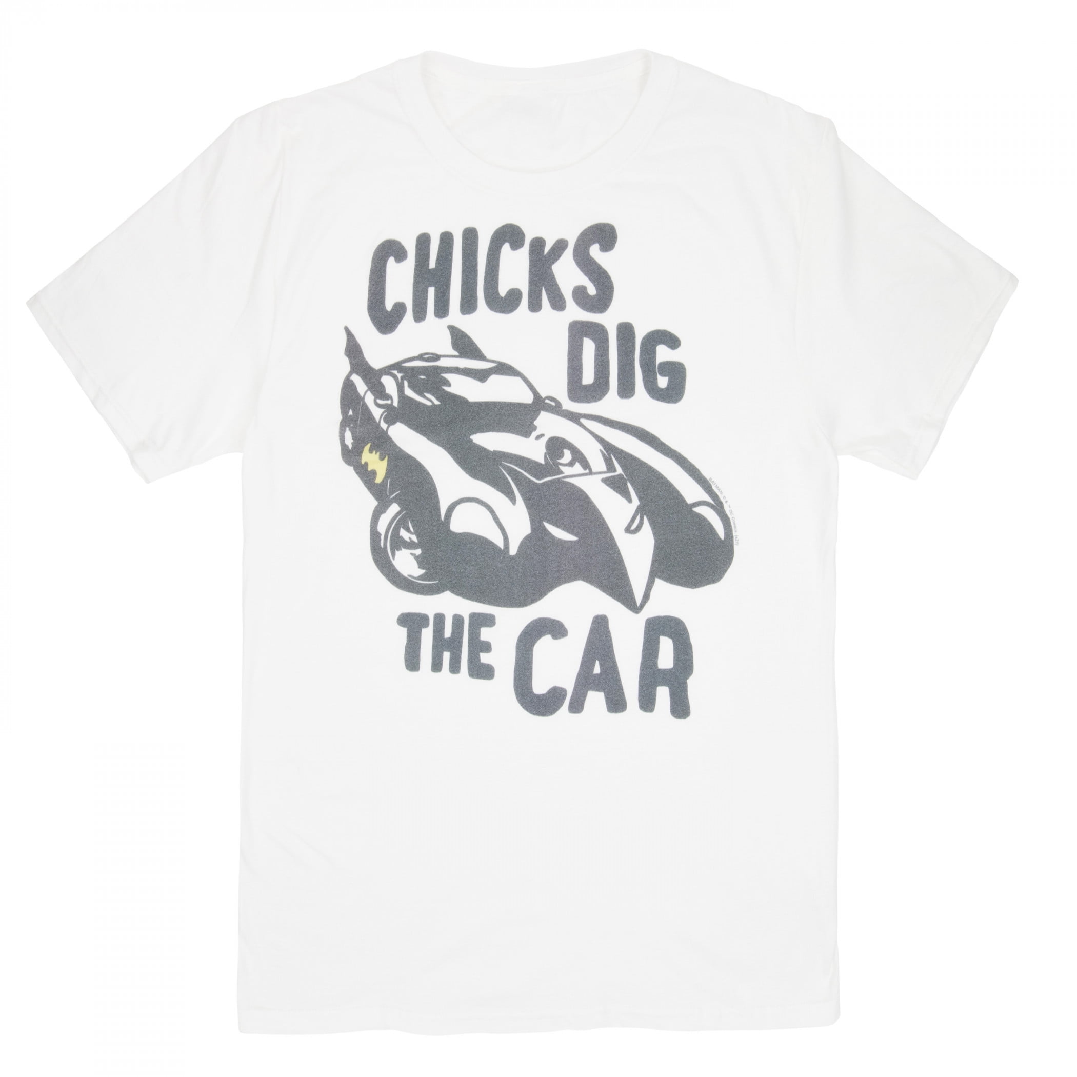 Batman Chicks Dig the Car Batmobile 1990 T-Shirt-XLarge - Walmart.com