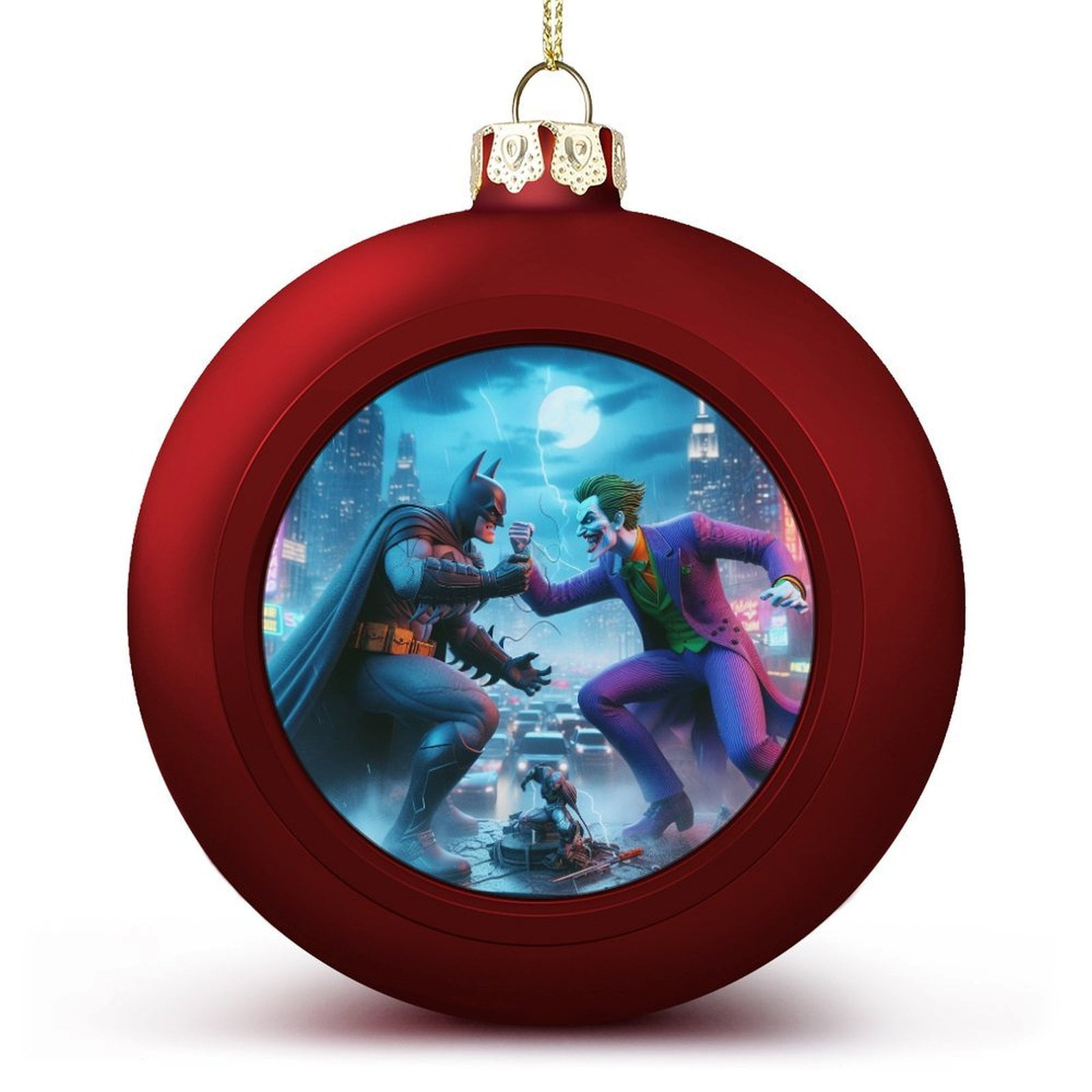 Batman Christmas Ball Ornaments, 2.4 Inch Christmas Tree Decor, Bulbs ...