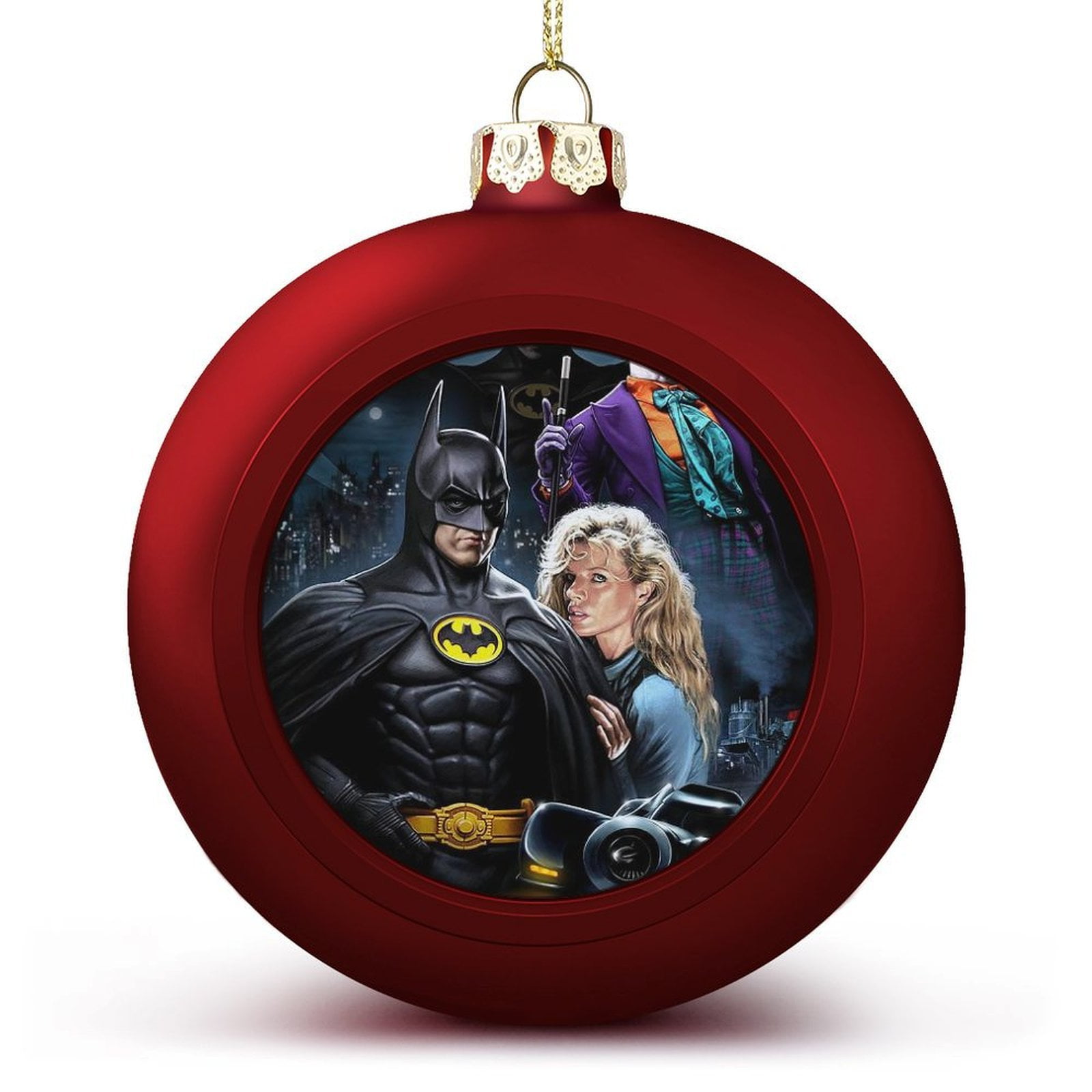 Batman Christmas Ball Ornaments, 2.4 Inch Christmas Tree Decor, Bulbs ...