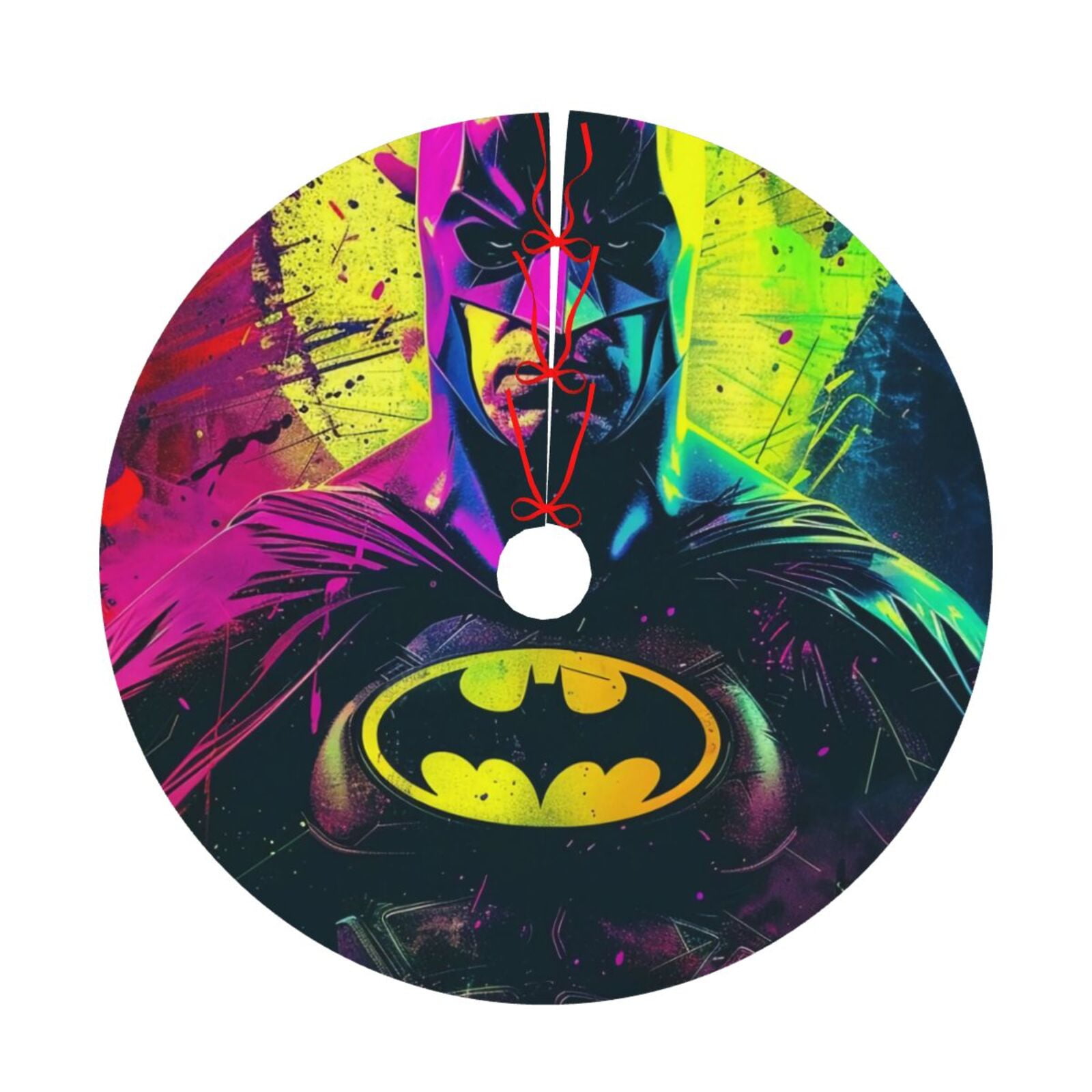 Batman Christmas Tree Skirt 36 Inch,Christmas Decorations Soft Holiday ...
