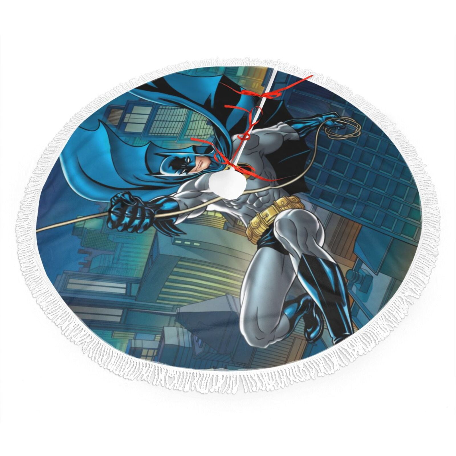 Batman Christmas Tree Skirt, Winter Xmas Tree Skirts Mat 48" for Indoor ...