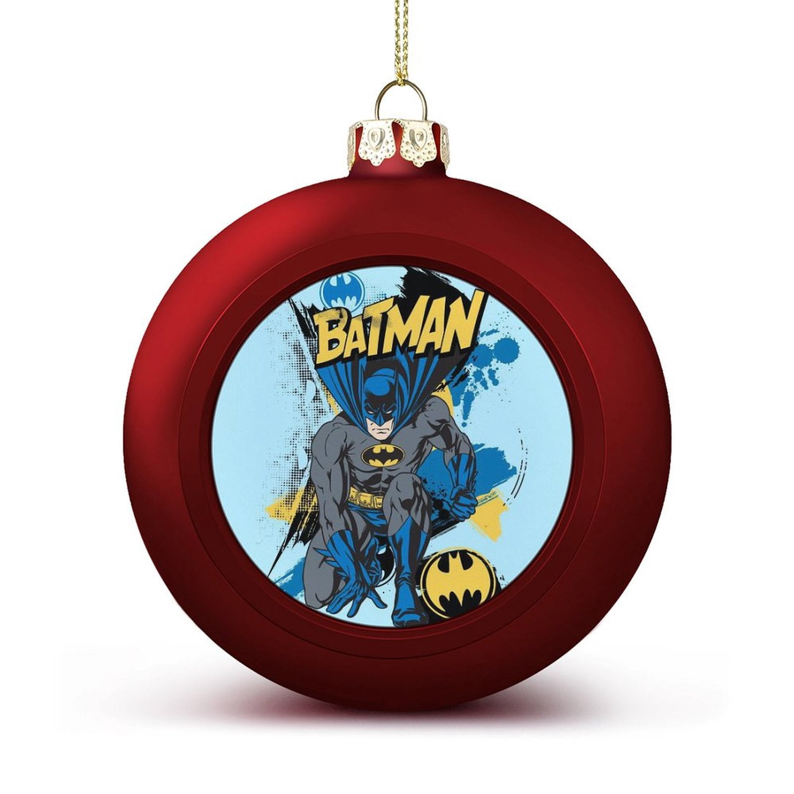 Batman Christmas balls Christmas tree decorations Elf balls Plastic ...