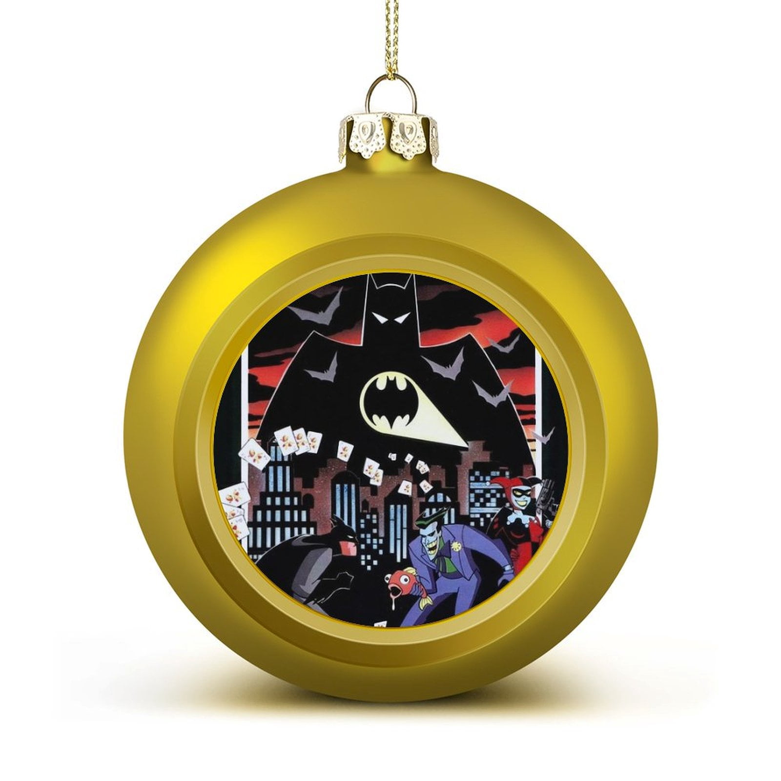 Batman Christmas balls Christmas tree decorations Elf balls Plastic ...