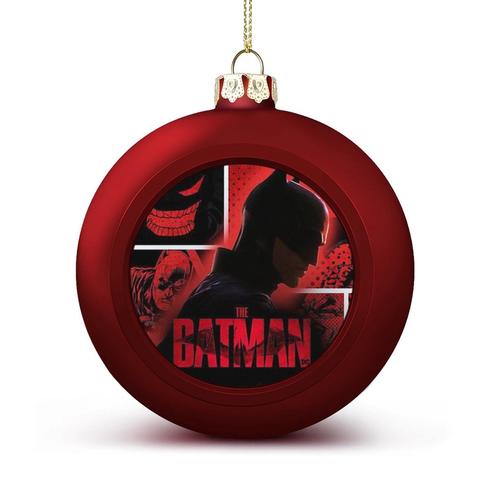 Batman Christmas balls Christmas tree decorations Elf balls Plastic ...