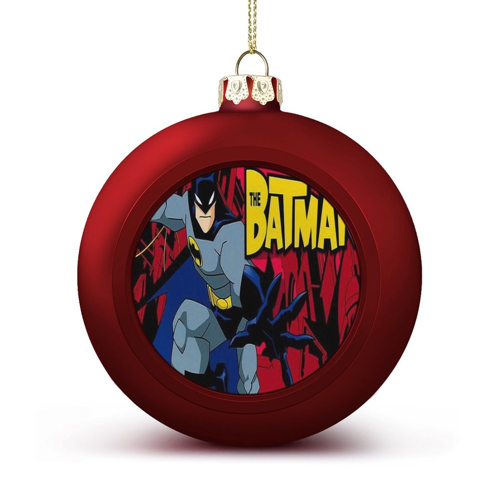 Batman Christmas balls Christmas tree decorations Elf balls Plastic ...