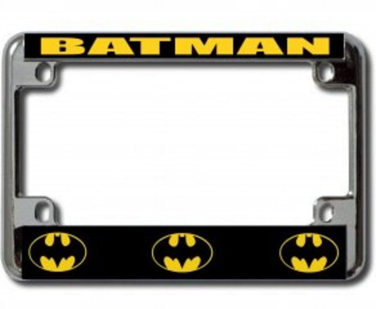 Batman Chrome Motorcycle License Plate Frame - Walmart.com