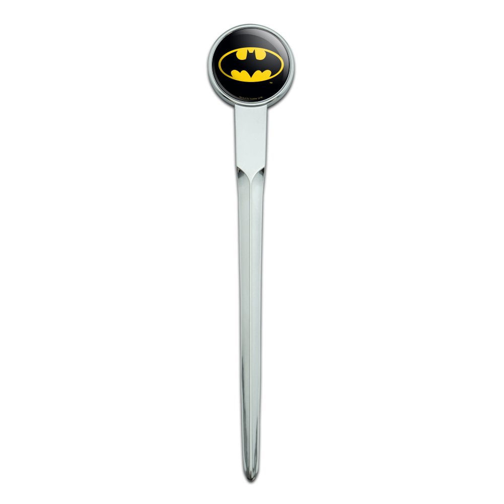 Batman Classic Bat Shield Logo Classic Chrome Plated Metal Envelope ...
