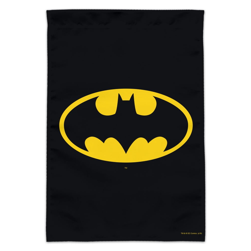 Batman Classic Bat Shield Logo Garden Yard Flag - Walmart.com