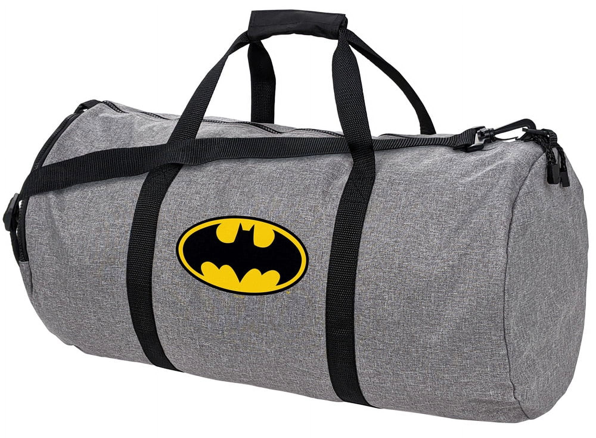 Batman Classic Bat Shield Logo Lightweight Duffel Bag for Sports and ...