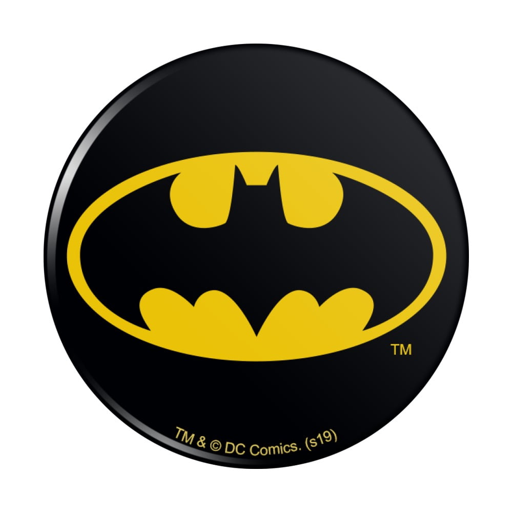 Batman Classic Bat Shield Logo Pinback Button Pin - Walmart.com