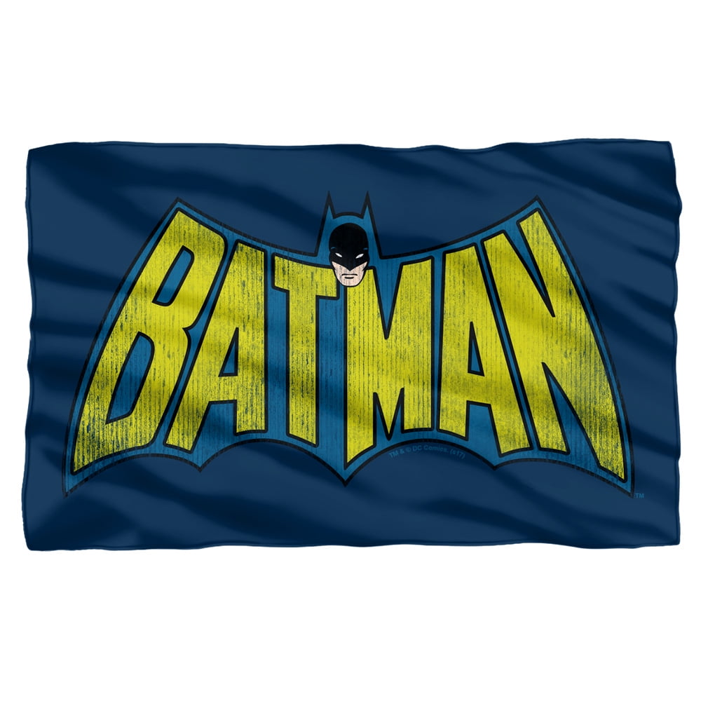 Batman Classic Batman Logo Fleece Blanket 36' x 58',Classic Batman Logo ...