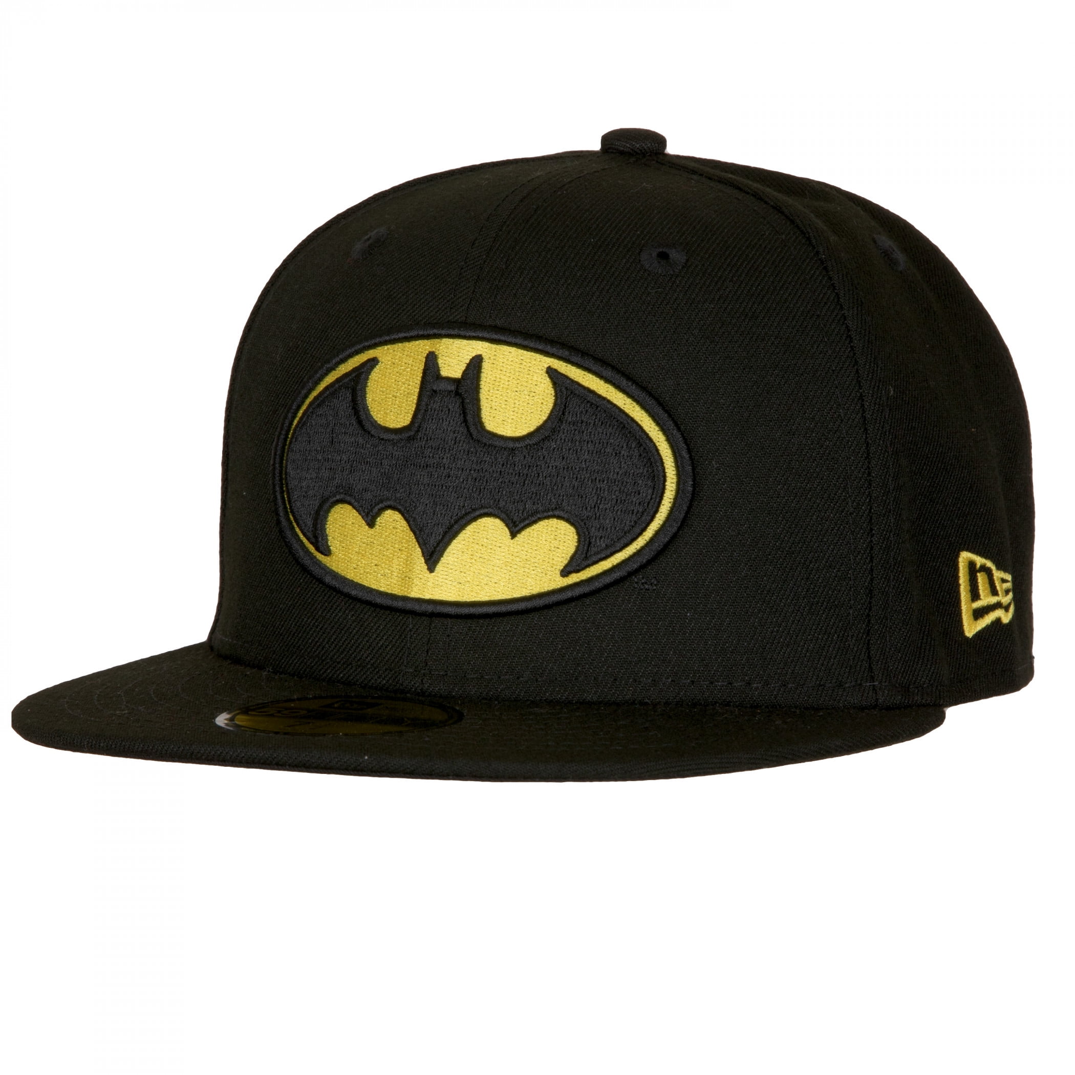 Batman Classic Logo New Era 59Fifty Fitted Hat-7 1/4 Fitted - Walmart.com