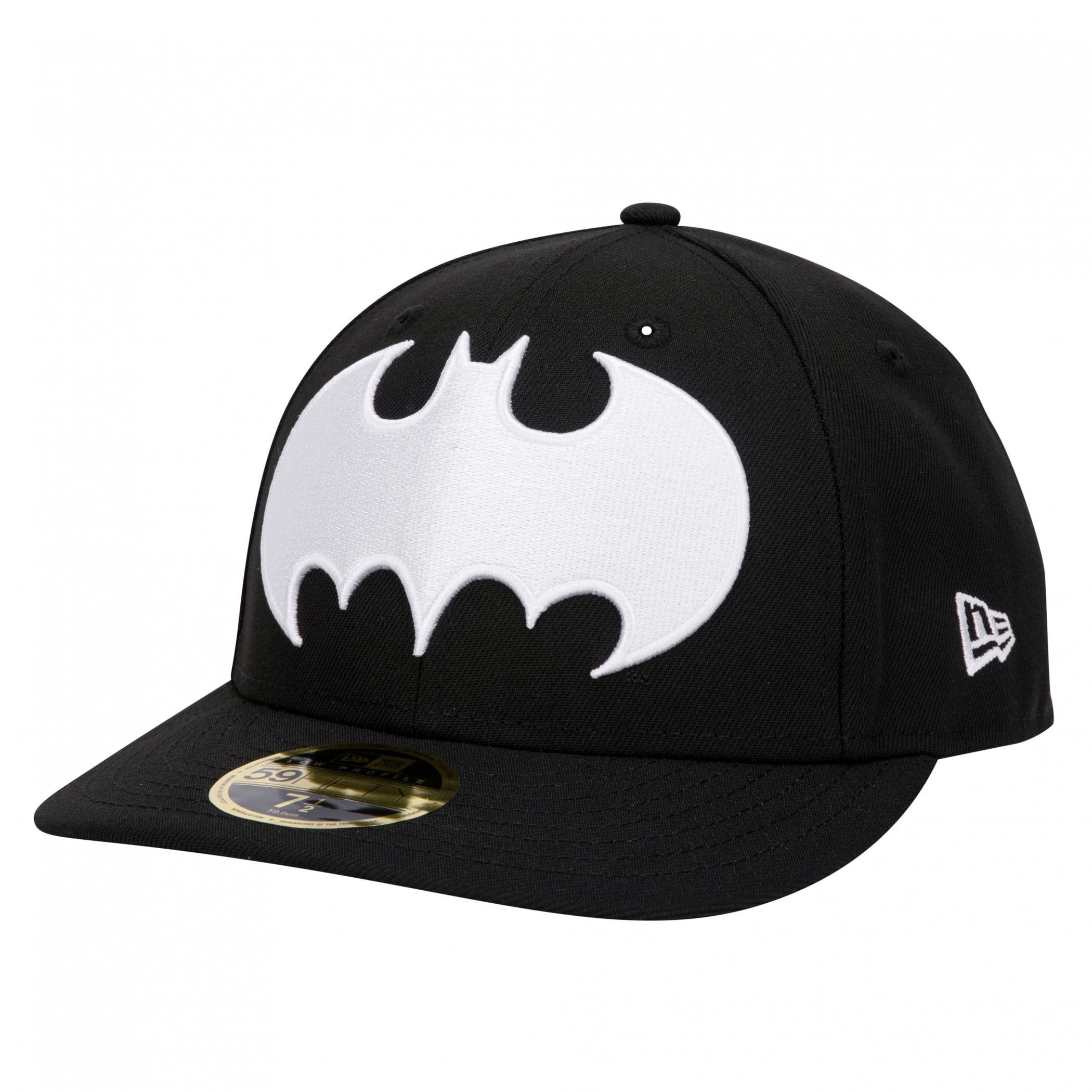 Batman Classic Low Profile Black New Era 59Fifty Fitted Hat-7 1/2 ...