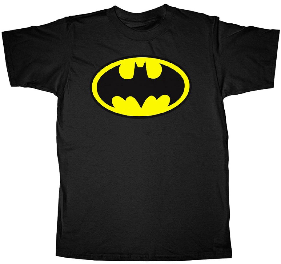 Batman Classic Shield Logo Adult and Youth T-Shirt - Walmart.com