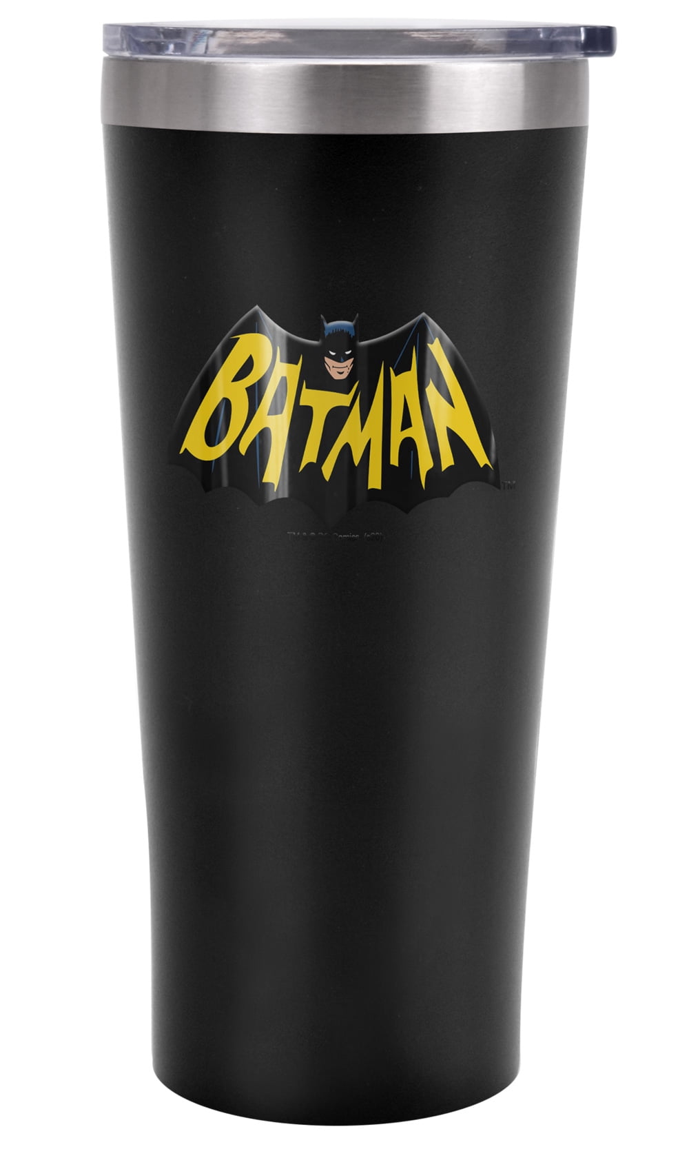Batman Classic TV Official Logo 20 oz Travel Tumbler, Stainless Steel ...