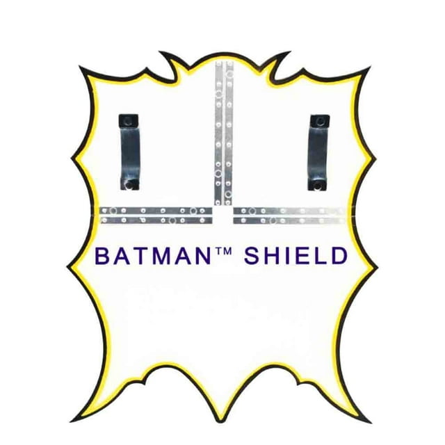 Batman Classic TV Series Accessories: Plastic Batman Shield for Action ...