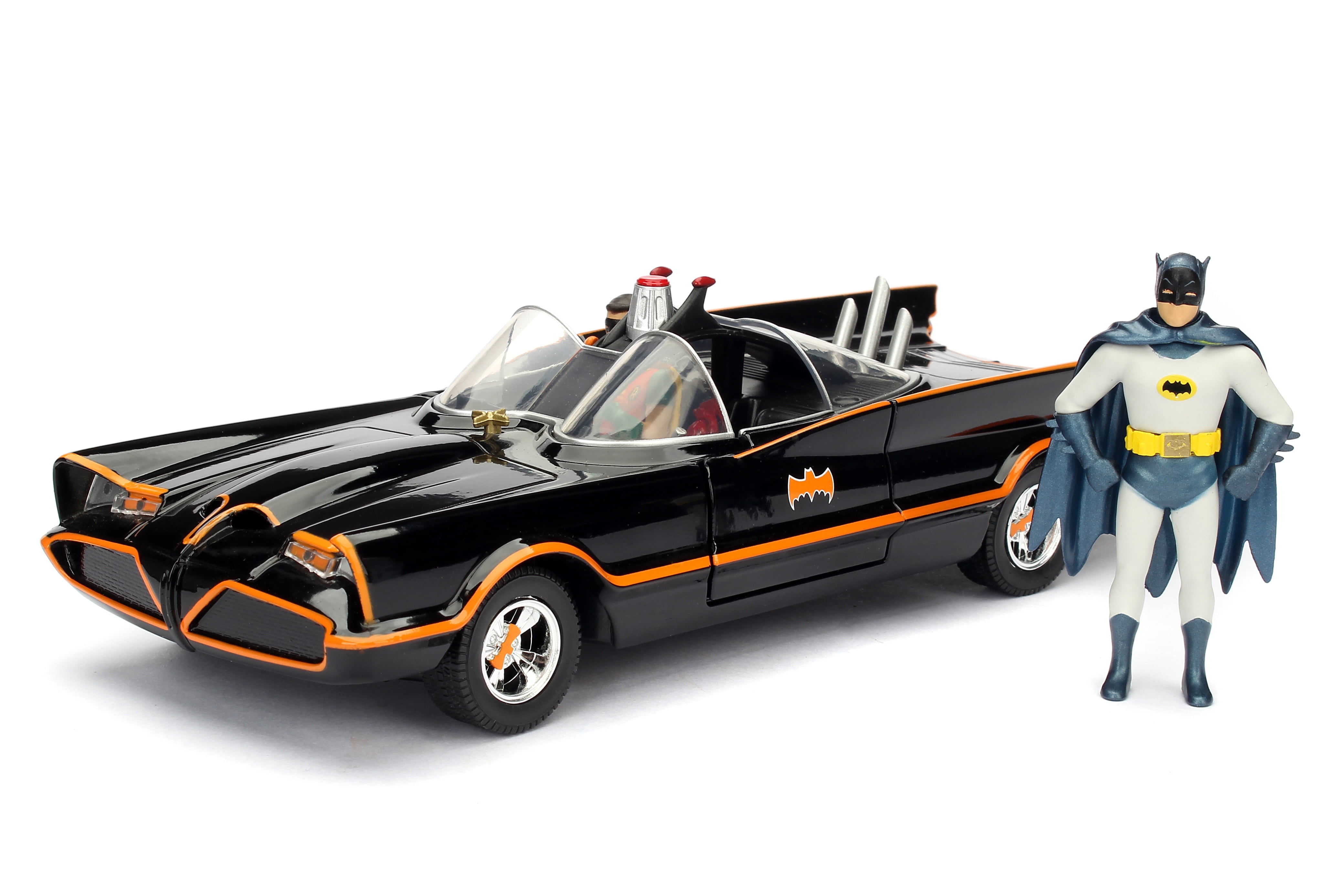 Batman Classic TV Series Batmobile & Figures 1:24 Model - Walmart ...