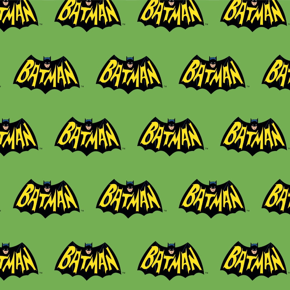 Batman Classic TV Series Logo Premium Roll Gift Wrap Wrapping Paper ...