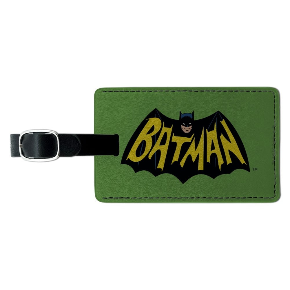 Batman Classic TV Series Logo Rectangle Leather Luggage Card Suitcase ...