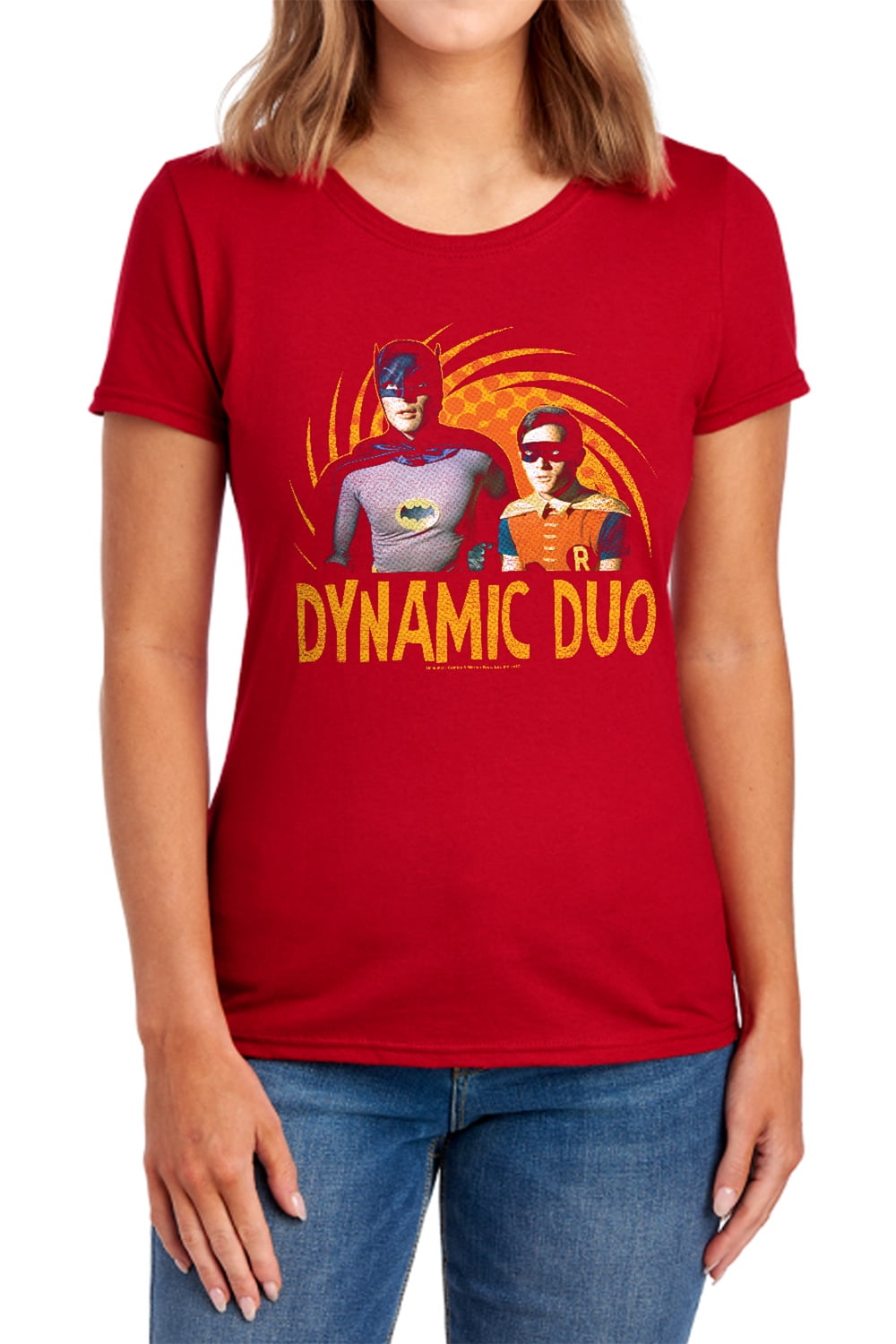 Batman Classic Tv Dynamic Women's T Shirt, Red, Medium - Walmart ...