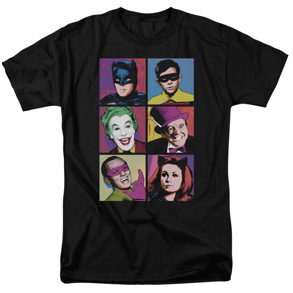 Batman Classic Tv Pop Cast Mens Short Sleeve Shirt - Walmart.com